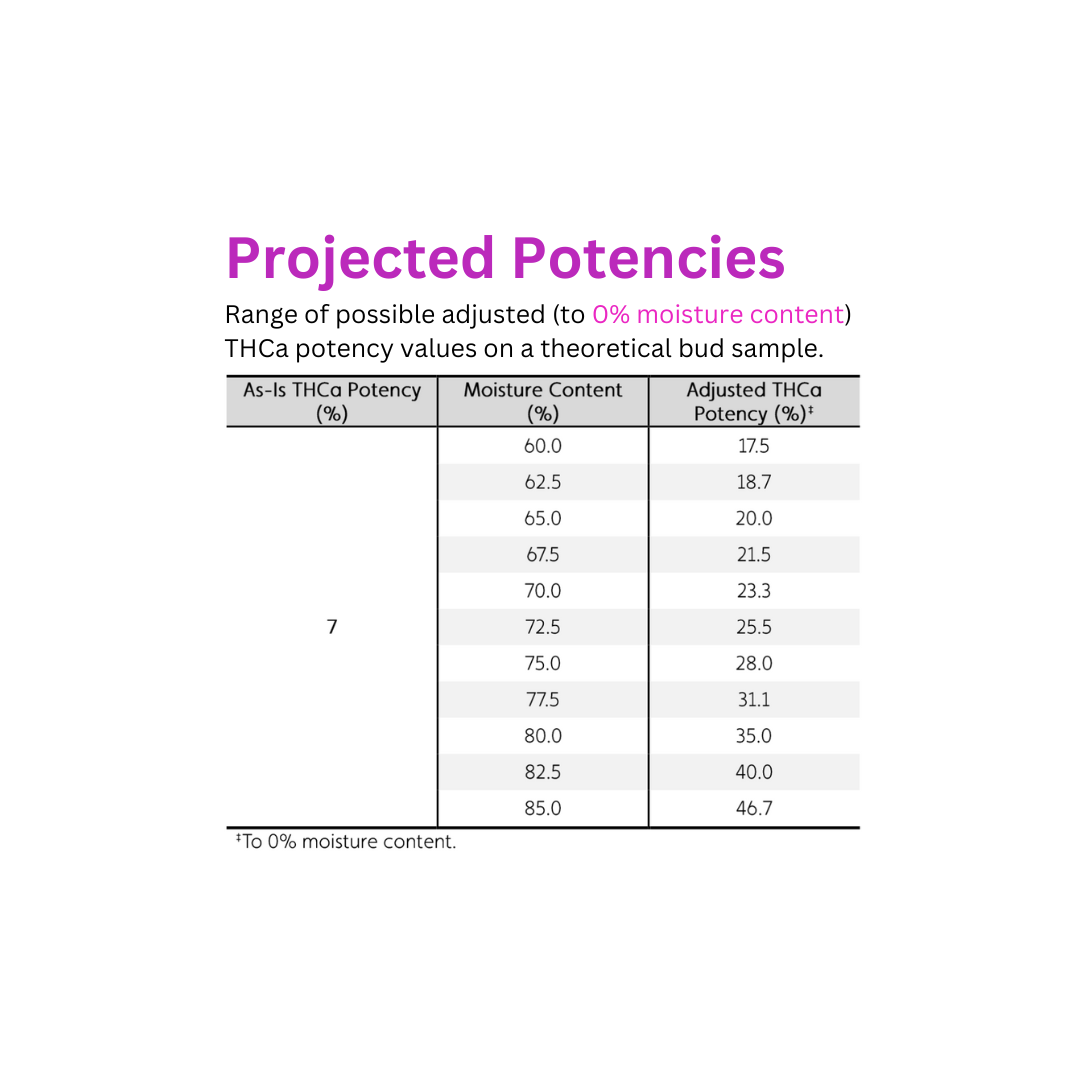 Report: Accounting for Moisture Content in Fresh Cannabis | Cannabis ...